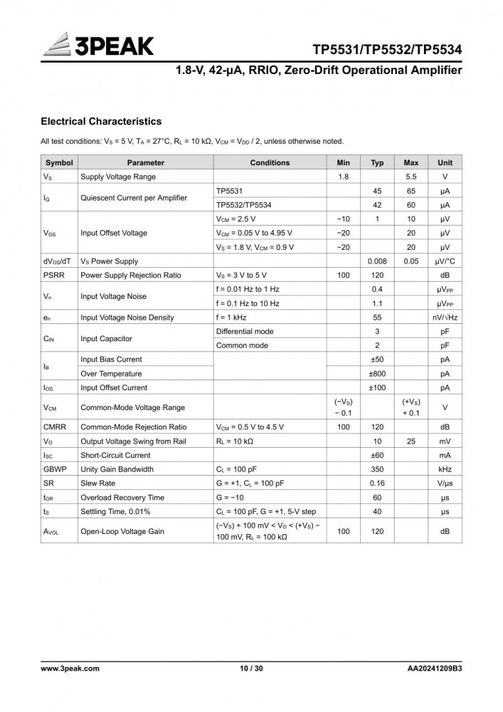 TP5534-SR datasheet page 10
