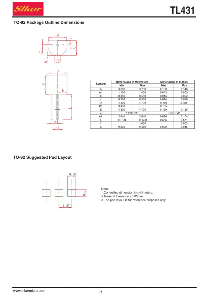 TL431L datasheet page 7