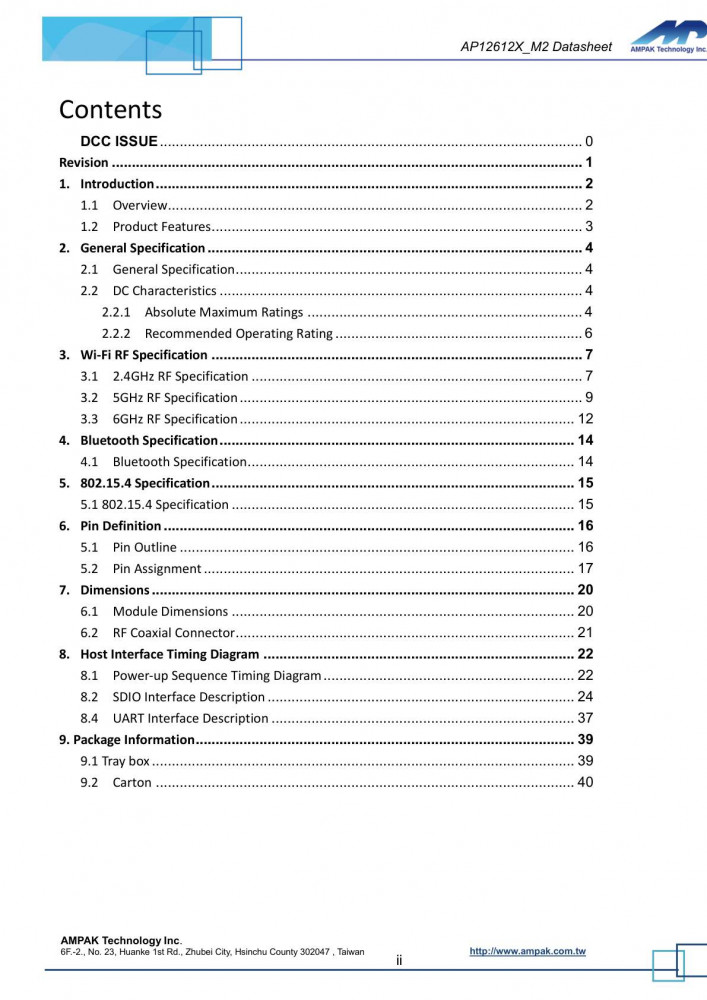 AP12612X_M2 datasheet page 4