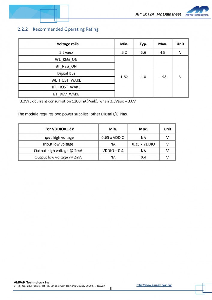 AP12612X_M2 datasheet page 9