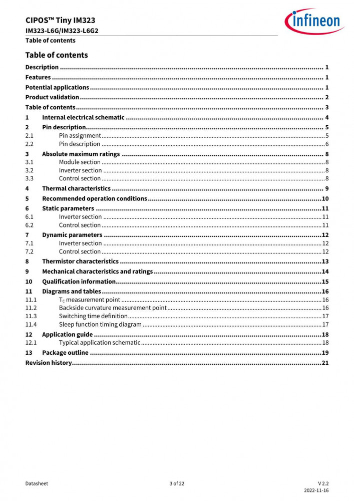IM323 datasheet page 3