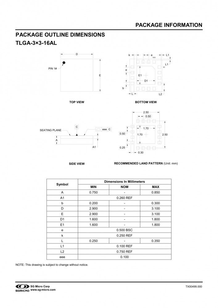 SGM22003D1 datasheet page 4