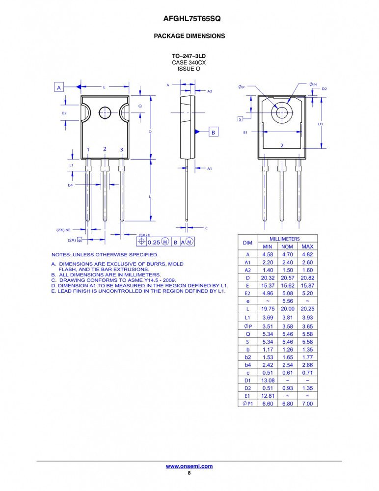 AFGHL75T65SQ datasheet page 9