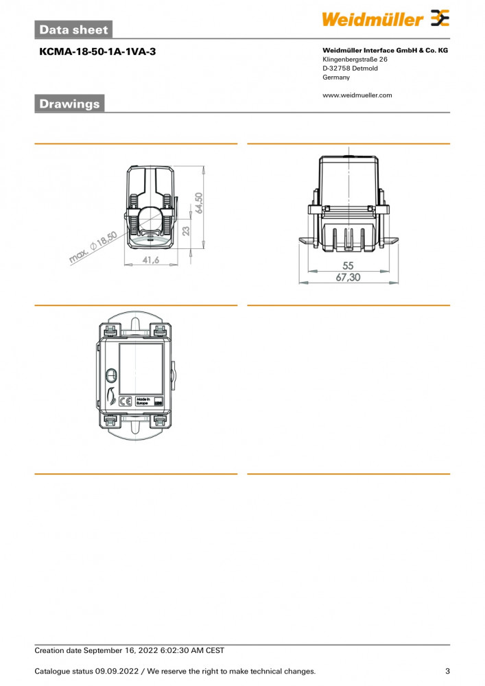 WEIDMULLER 1482020000 documentation page 3