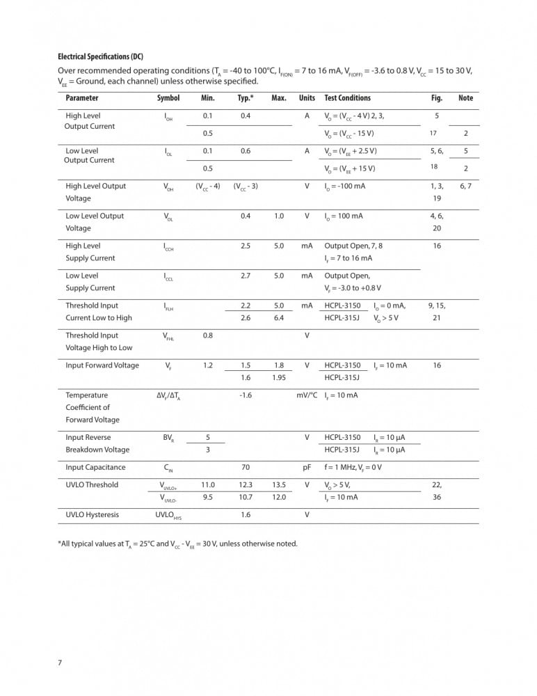 HCPL-315J datasheet page 7