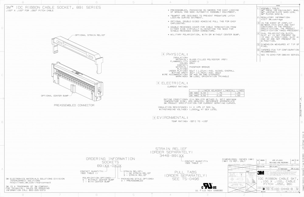 3M 89160-0101 technical document image 1