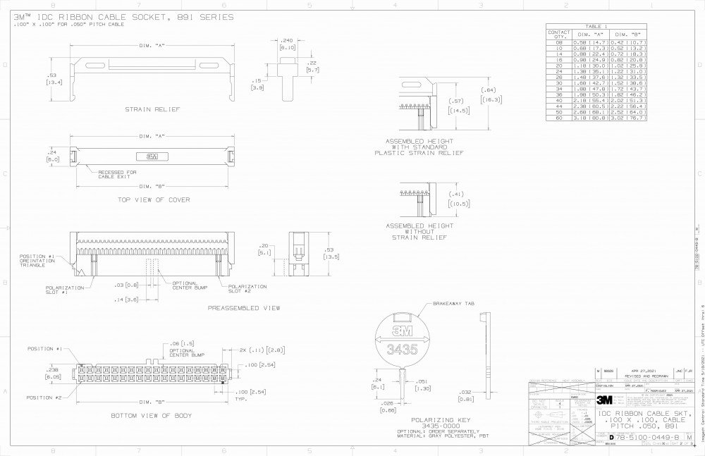 3M 89160-0101 technical document image 2