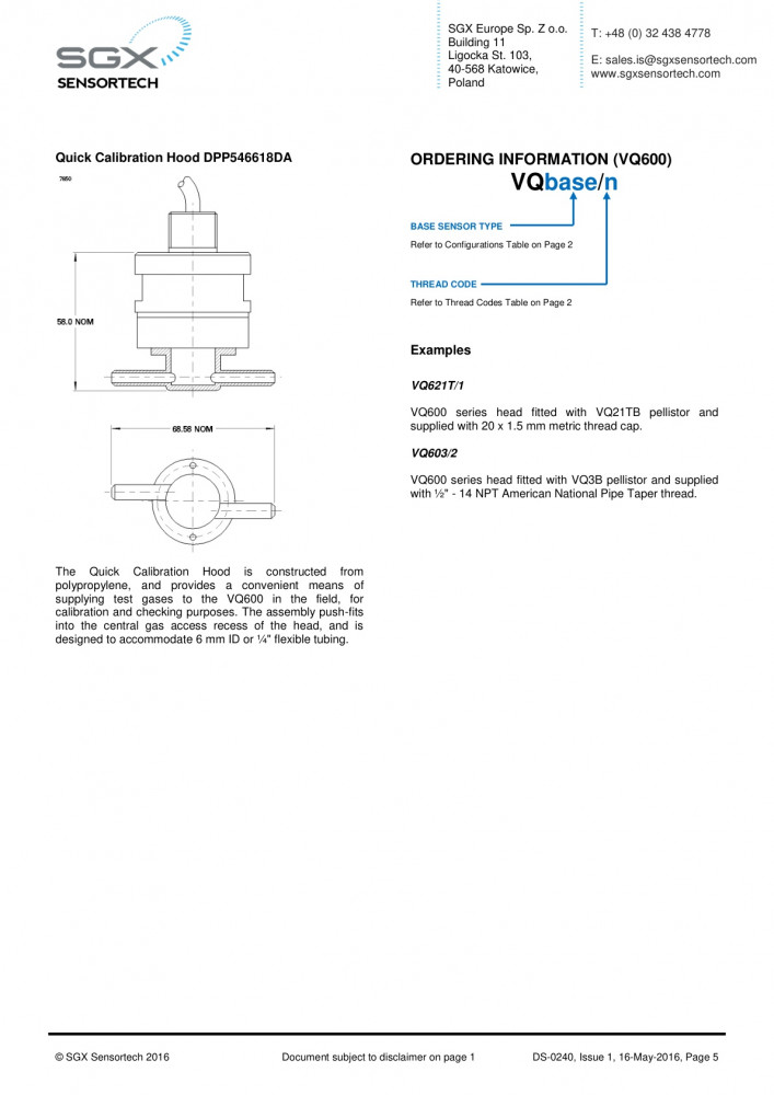VQ600 datasheet page 5