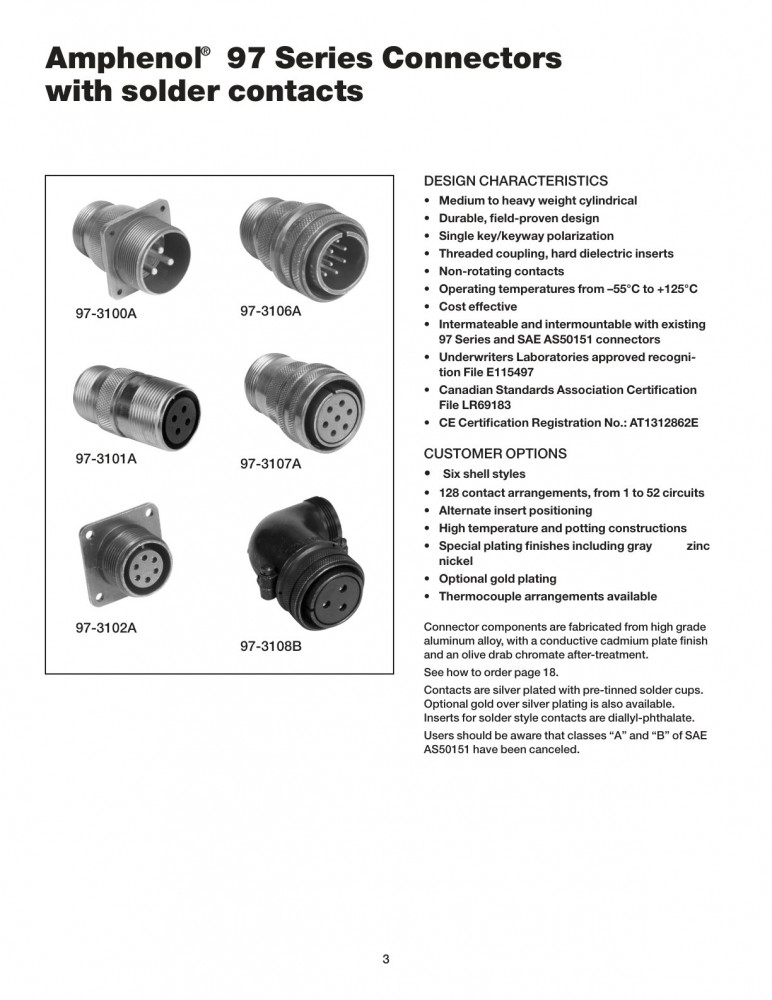 Amphenol 97 Series catalog page 5