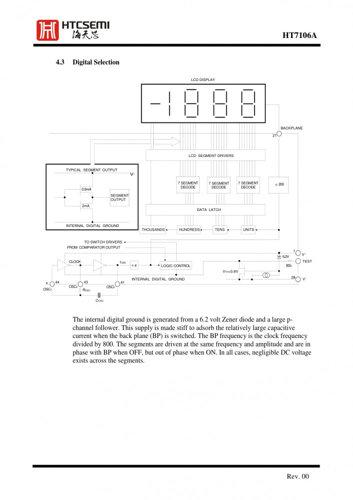 HT7106ARQZ44 datasheet page 6