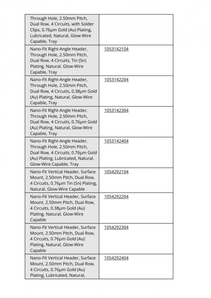 Technical document page 4 for MOLEX 2263622204
