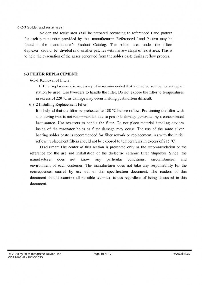 CDR2003 technical document page 10
