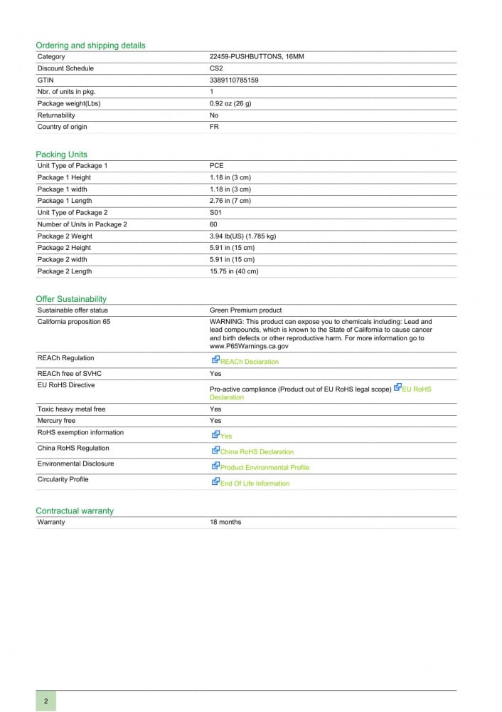 ZB6CGC product documentation page 2