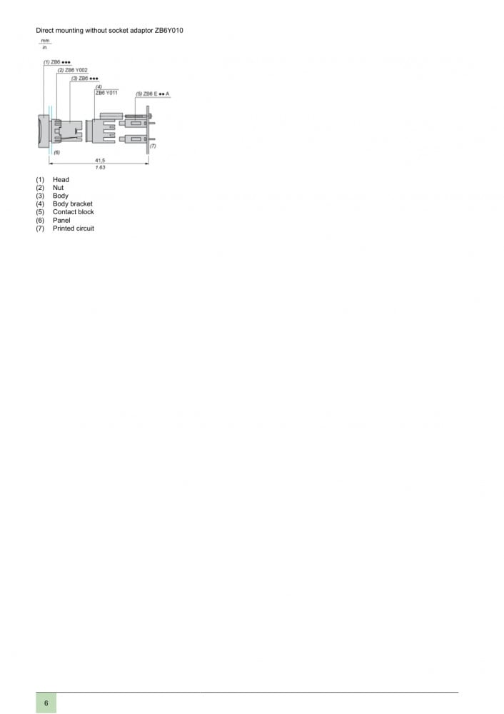 ZB6CGC product documentation page 6