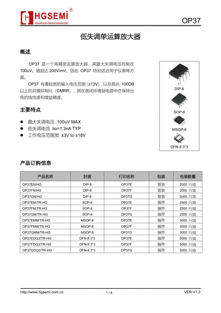 OP37 technical document page 1