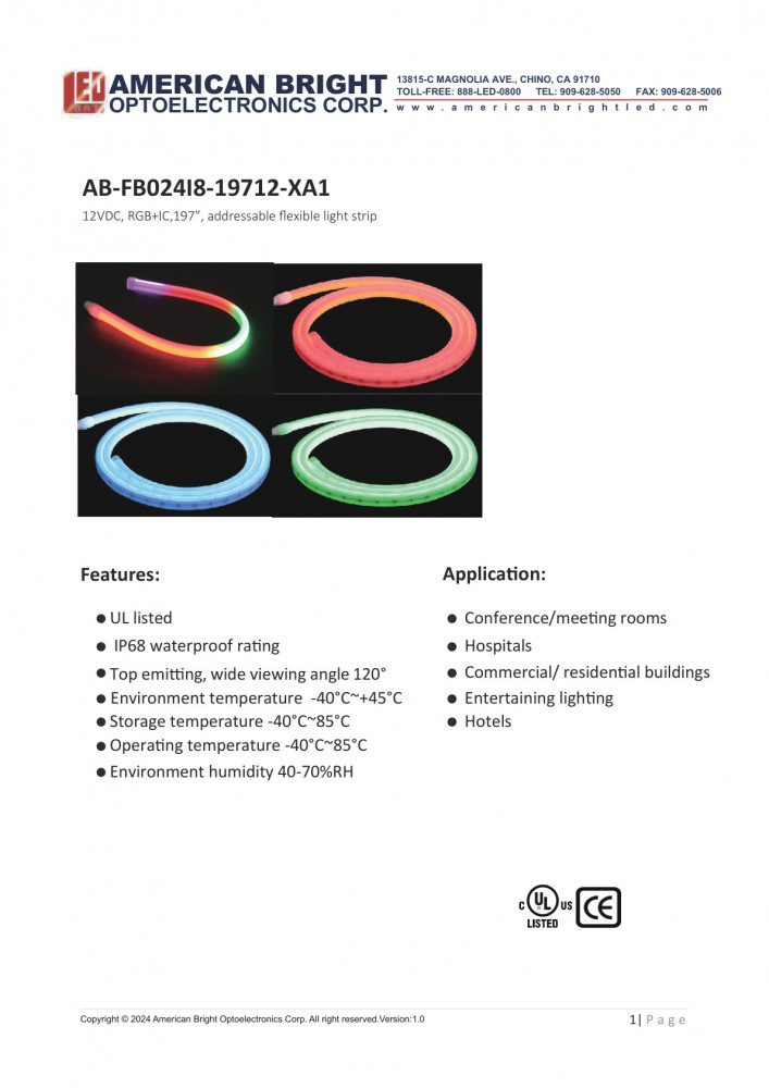AB-FB024I8-19712-XA1 technical document page 1