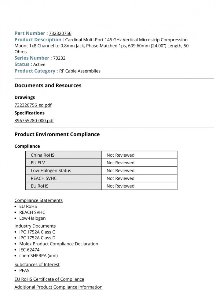 732320756 product document image, page 1