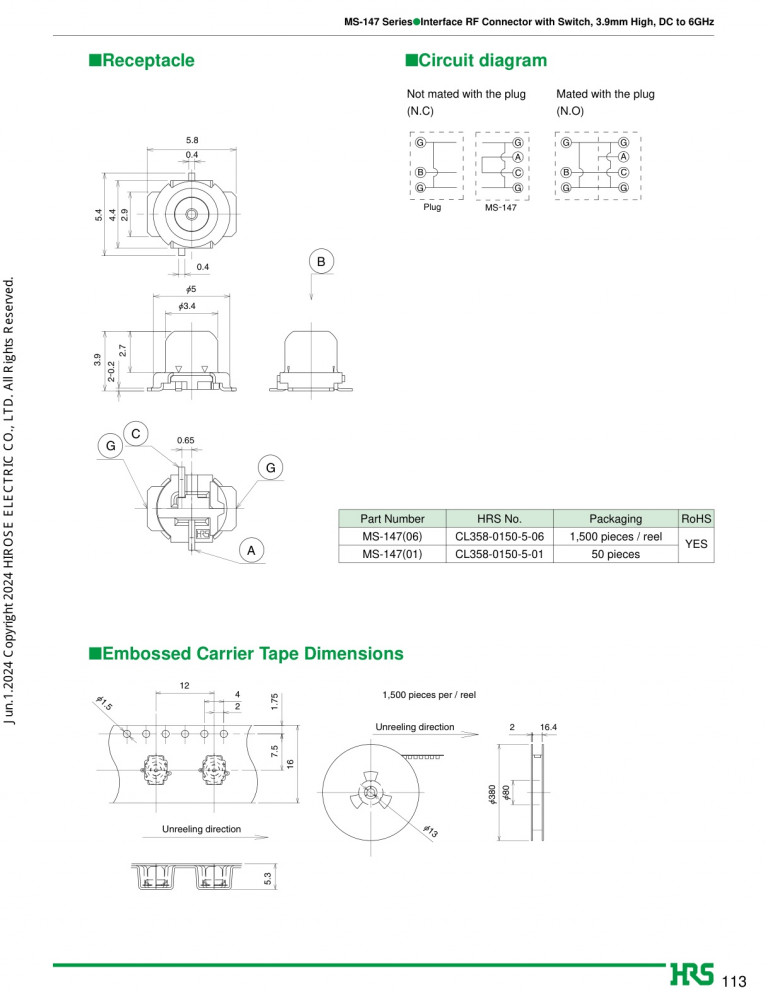 MS-147 series datasheet page 4