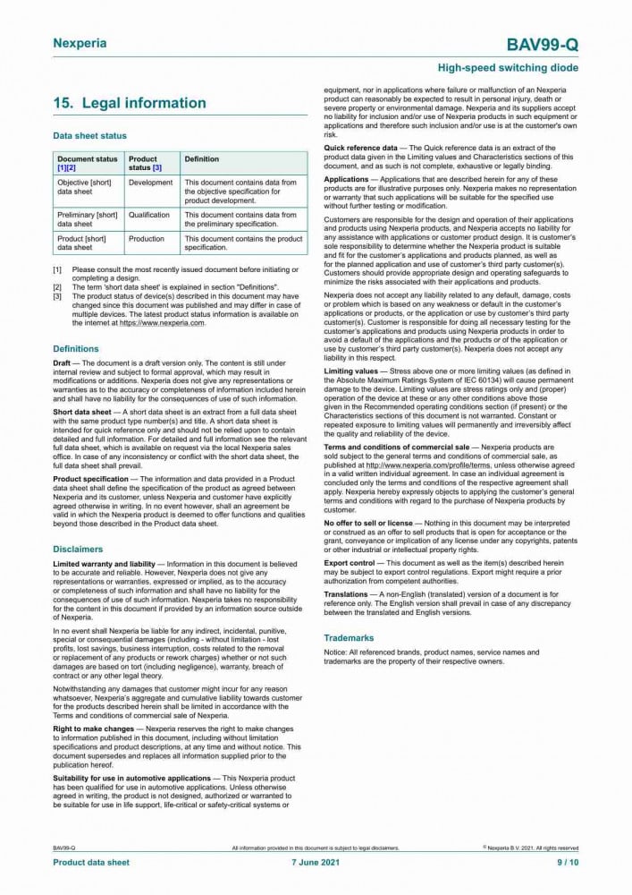 BAV99-QR datasheet page 9