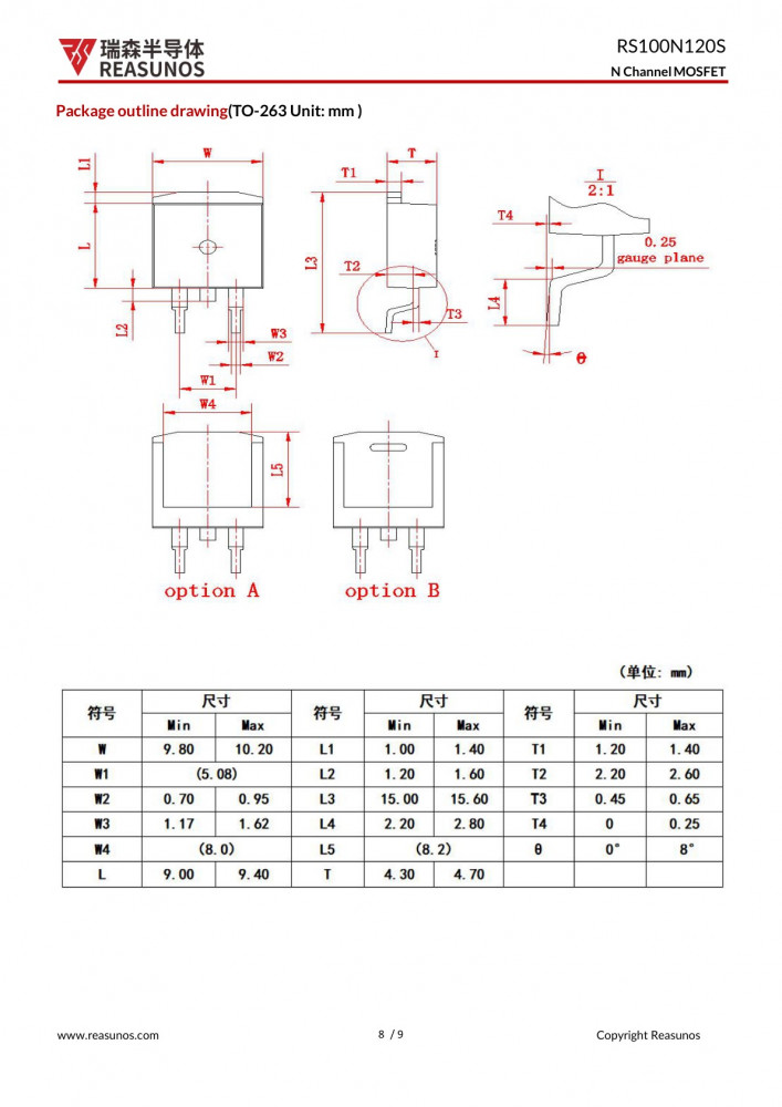 RS100N120S datasheet page 8