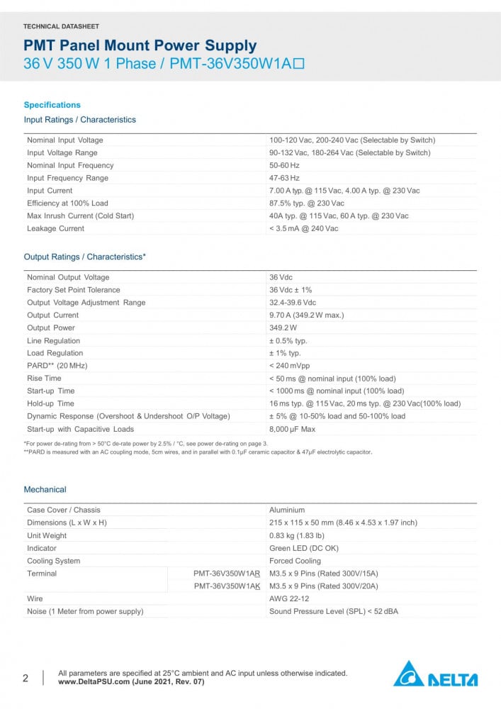PMT-36V350W1AR datasheet page 2