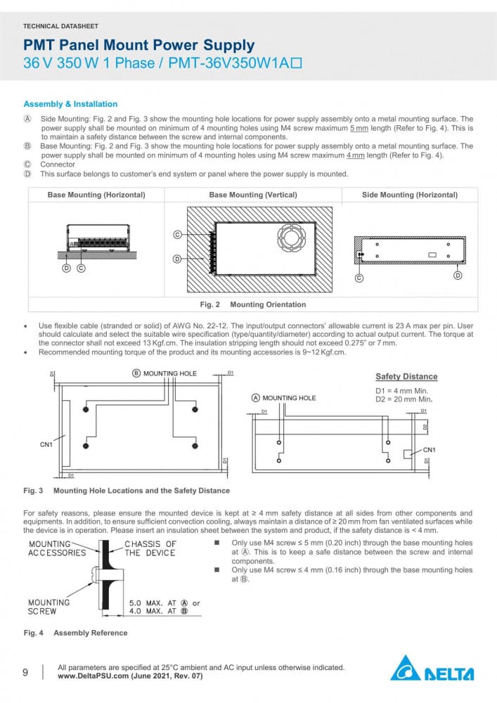 PMT-36V350W1AR datasheet page 9
