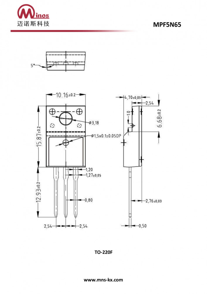 MPF5N65 datasheet page 6