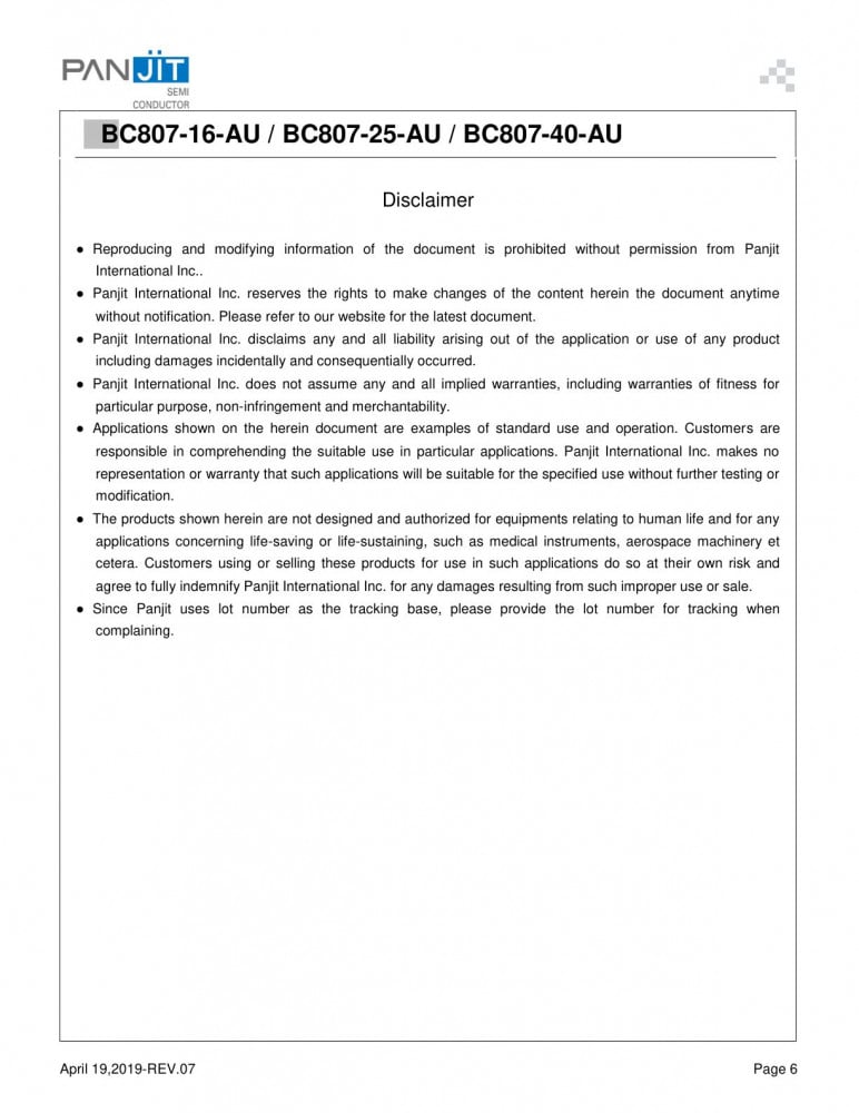 BC807-40-AU datasheet page 6
