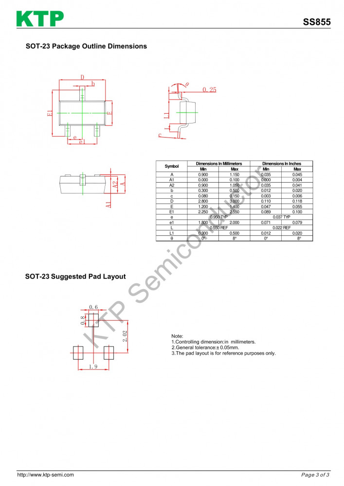 SS8550 datasheet page 3
