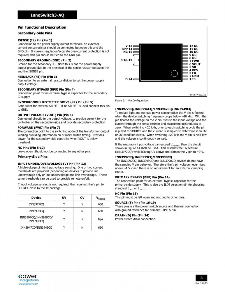 INN3996CQ-TL datasheet page 3