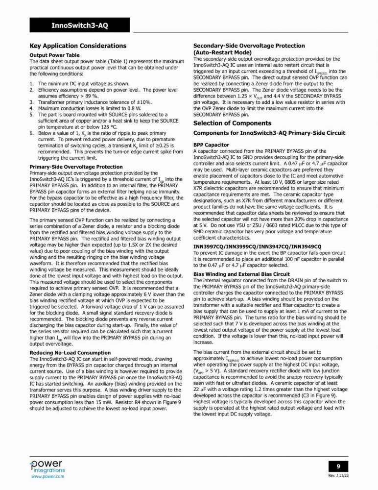 INN3996CQ-TL datasheet page 9