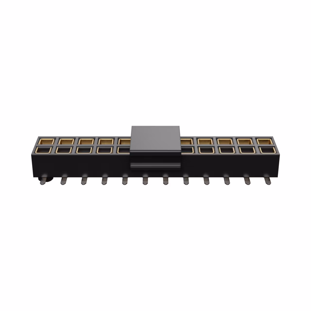 2.00mm Pitch Milli-Grid Receptacle, Surface Mount, Bottom Entry, 0.13µm Gold (Au) Plating, 24 Circuits, with Pick-and-Place Cap, with Peg, Tape and Reel, Lead-Free for sale