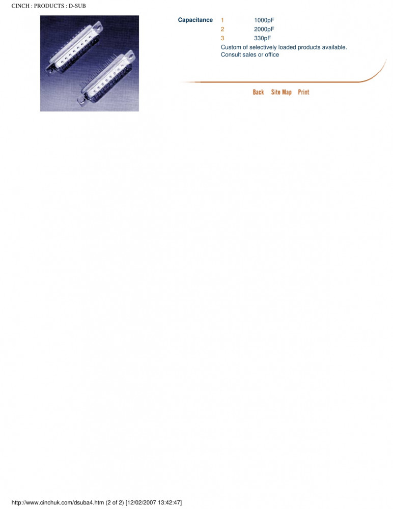 CINCH Filter D technical document page 3