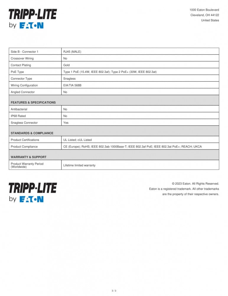 N201-S10-BL technical document page 3