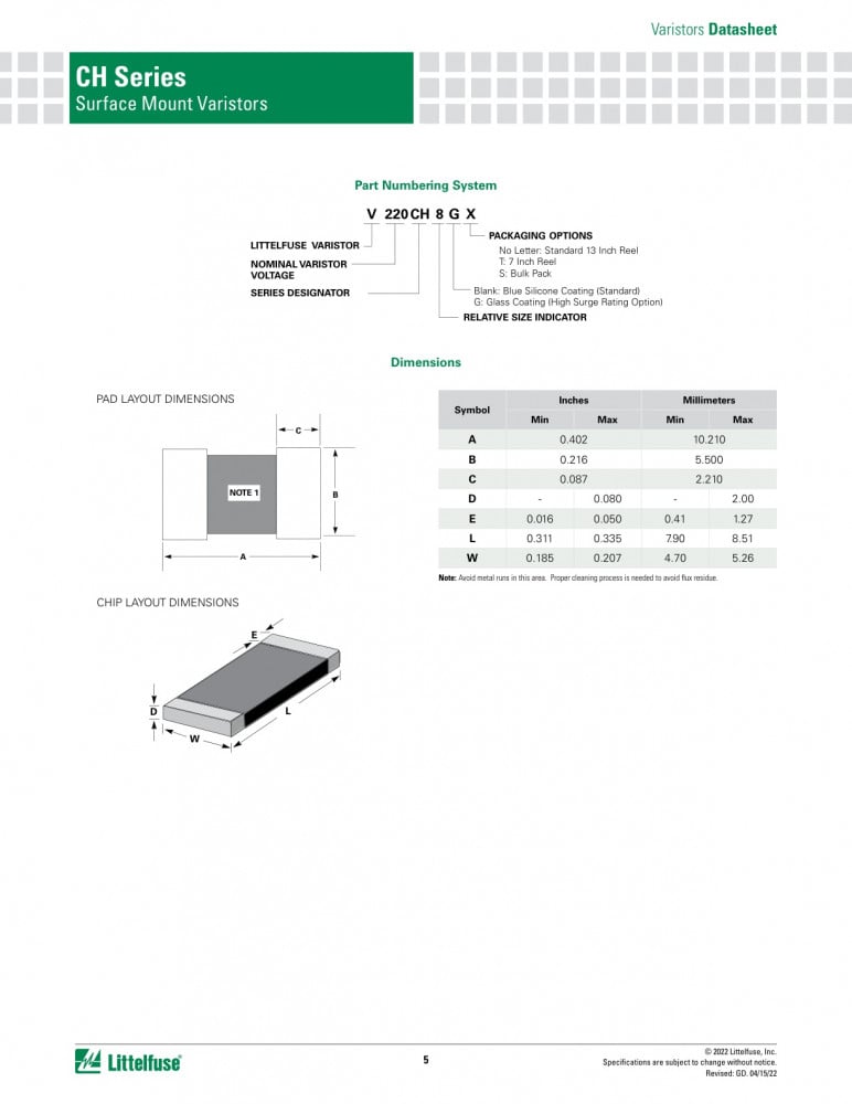 V390CH8T datasheet page 5
