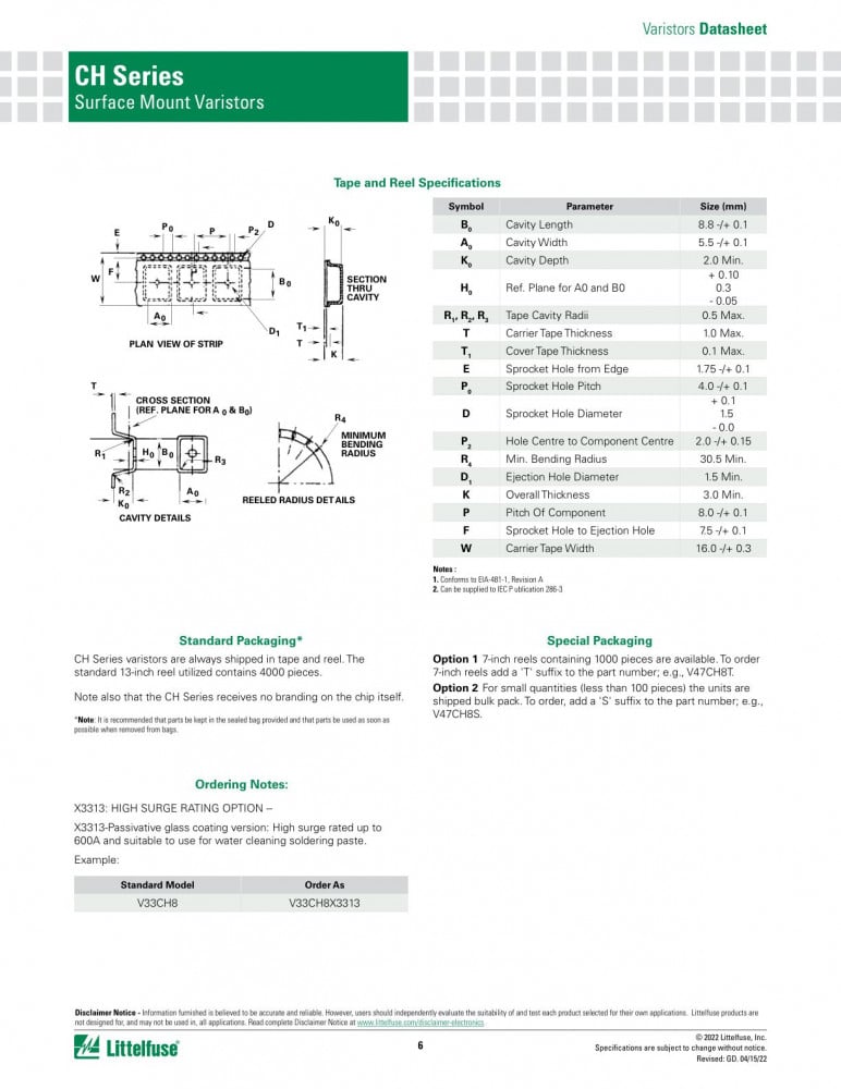V390CH8T datasheet page 6