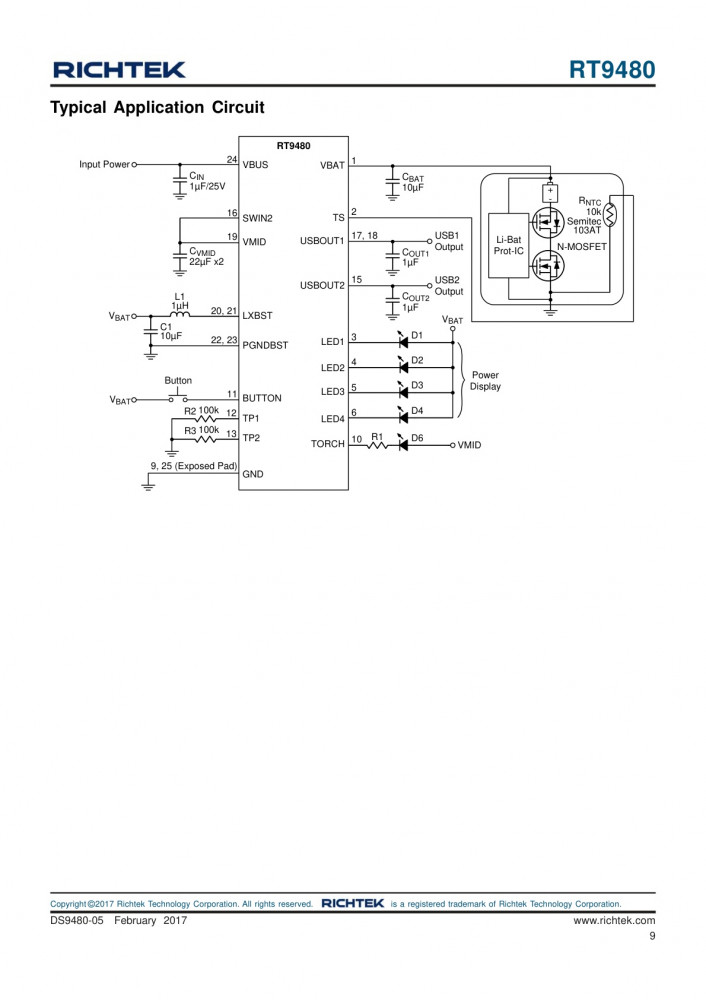 RT9480 datasheet page 9