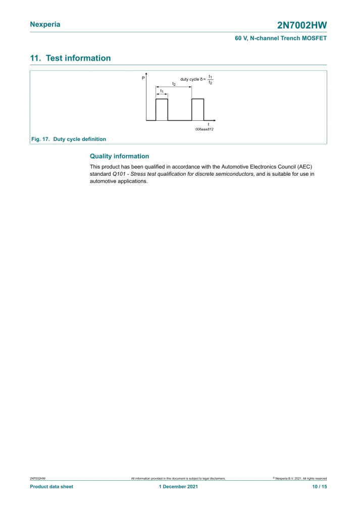 2N7002HWX datasheet page 10