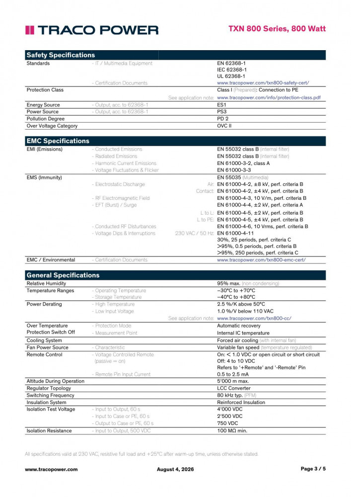 TXN 800 document page 3