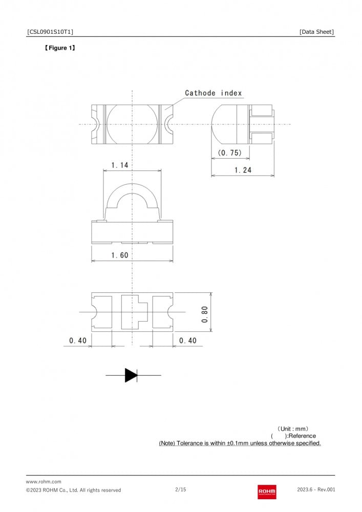 CSL0901S10T1 technical document page 2