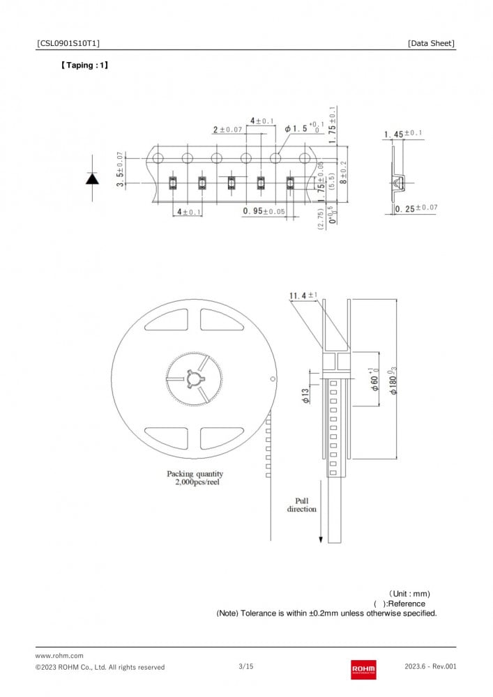 CSL0901S10T1 technical document page 3