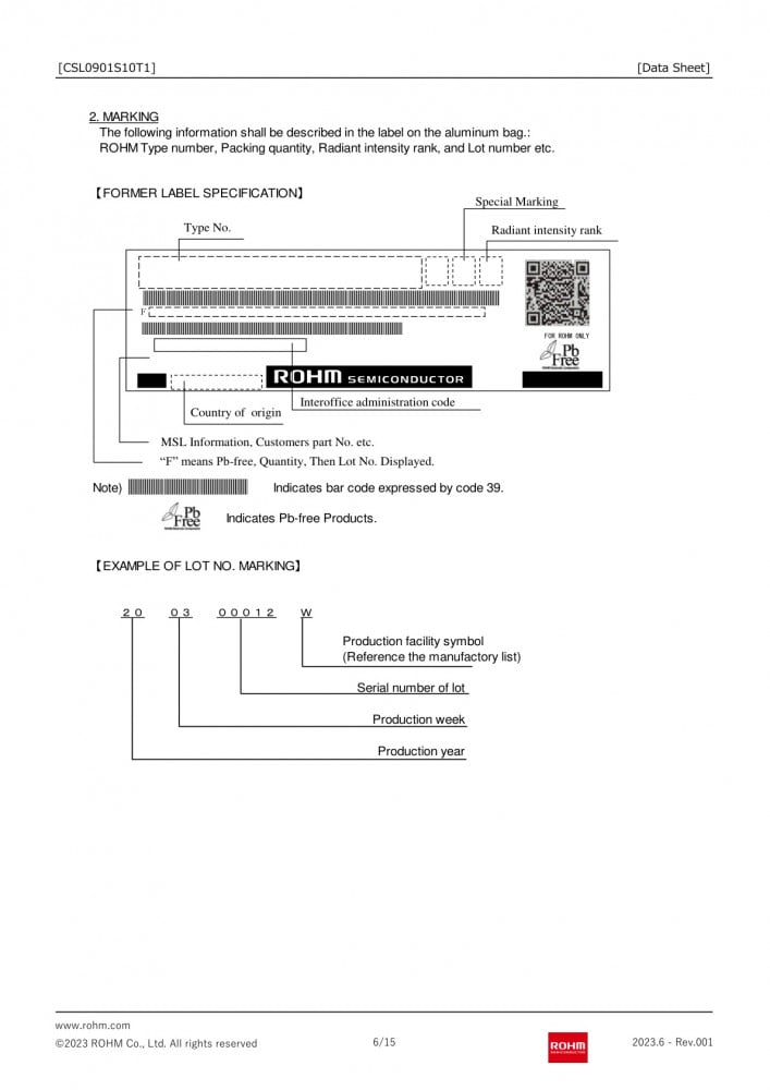 CSL0901S10T1 technical document page 6