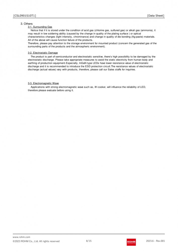 CSL0901S10T1 technical document page 8