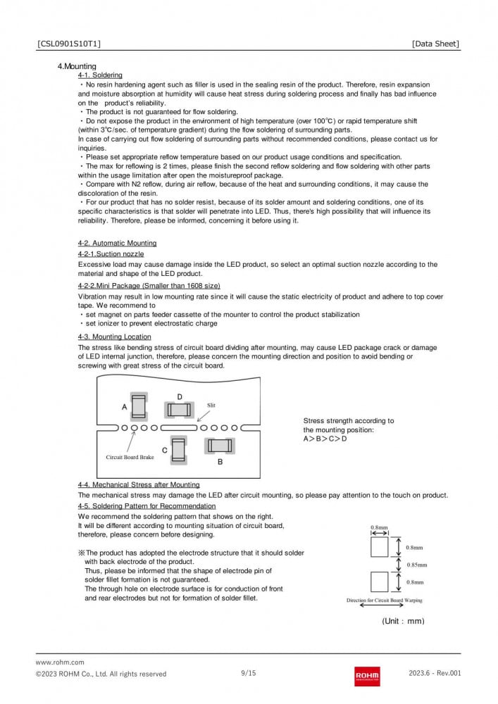 CSL0901S10T1 technical document page 9