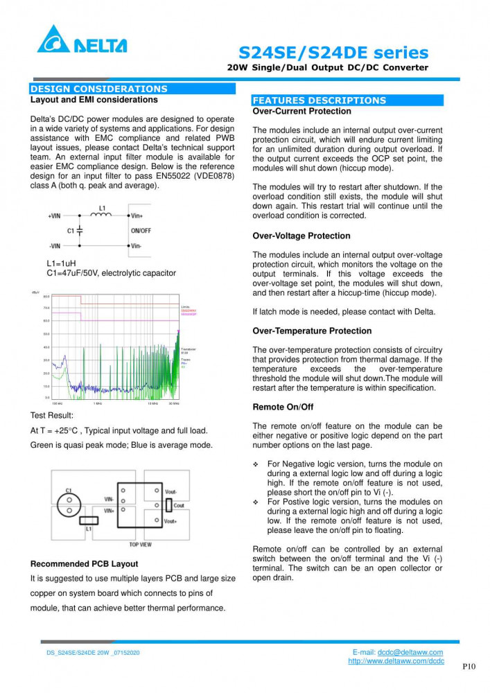 DELTA S24SE15001PDFA datasheet page 10