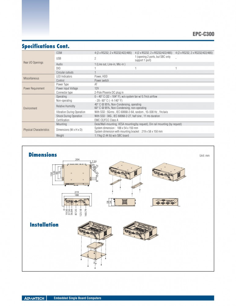 ACK-A004E technical document page 2