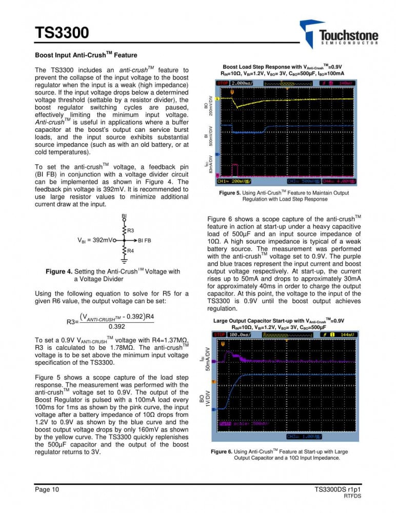 TS3300 datasheet page 10
