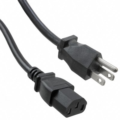 SCHURTER 6007.0204 Power Line Cable & Extension Cord Assembly