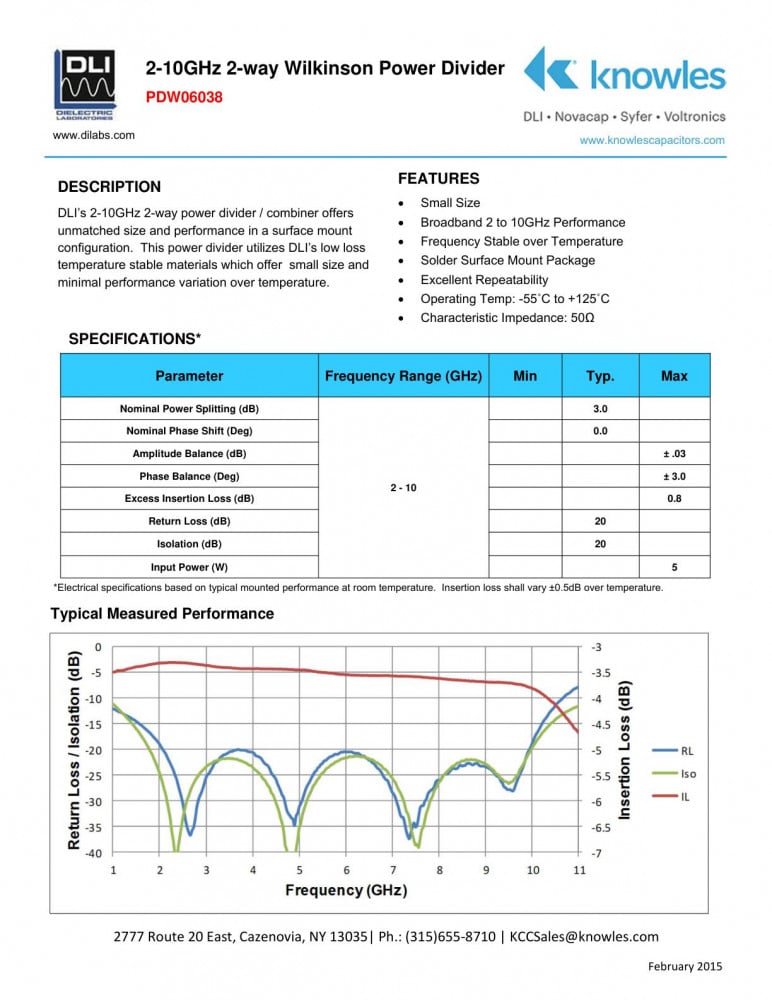 PDW06038 technical document page 1