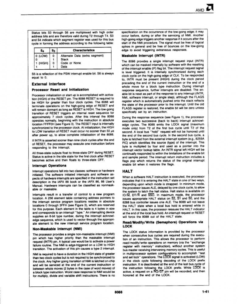 AMD 8088 datasheet page 8